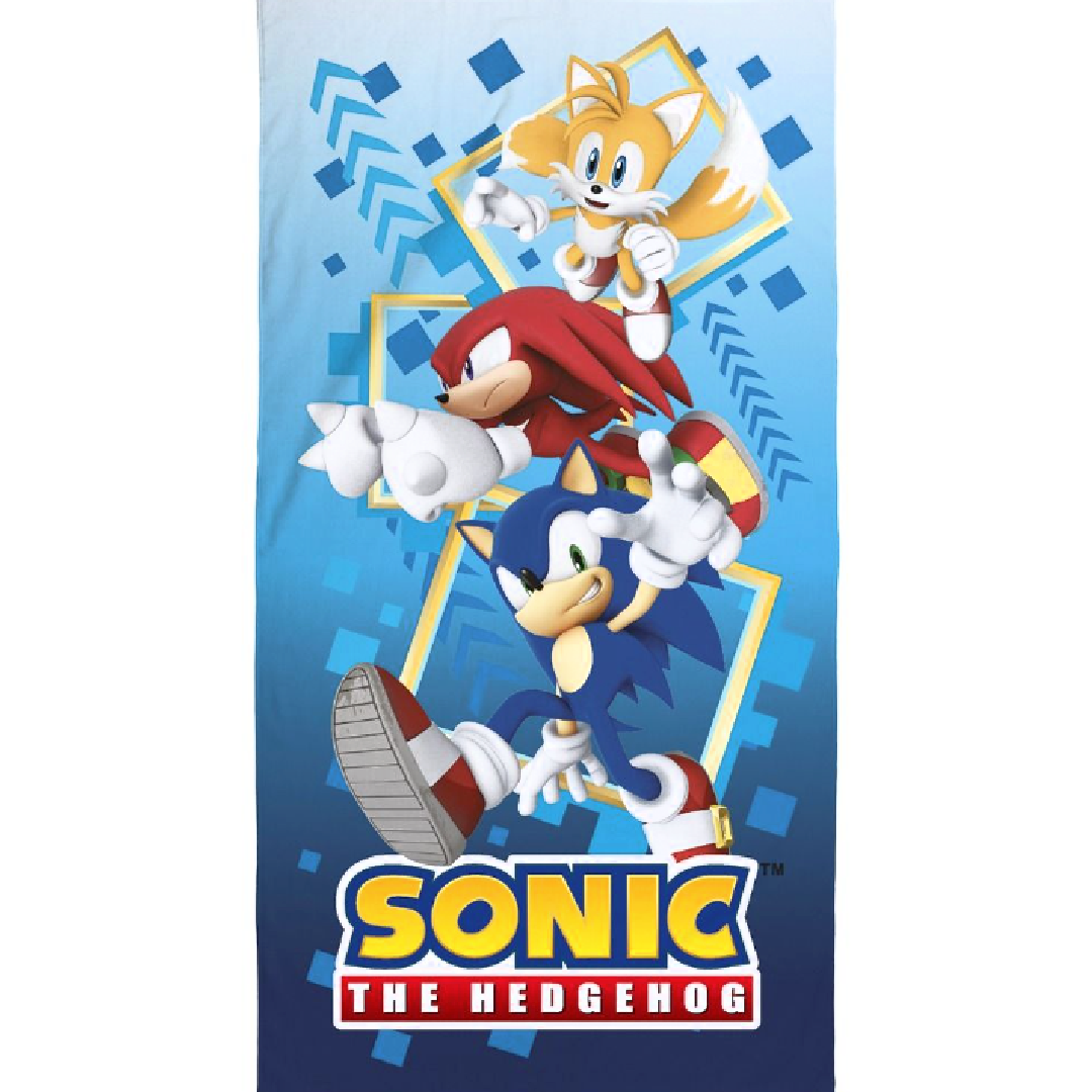 Sonic The Hedgehog | Towel - Bounce | Little Gecko